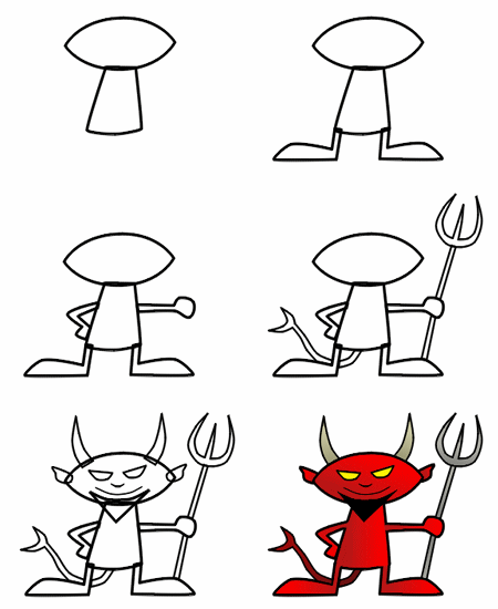 Čert a čertíci - Předškoláci - omalovánky, pracovní listy » Předškoláci ...