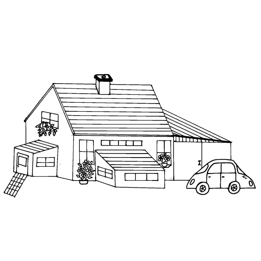 Domečky - Předškoláci - omalovánky, pracovní listy » Předškoláci ...